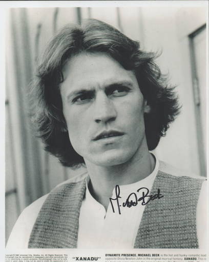 Actor, Michael Beck signed 10x8 black and white promo photograph ...