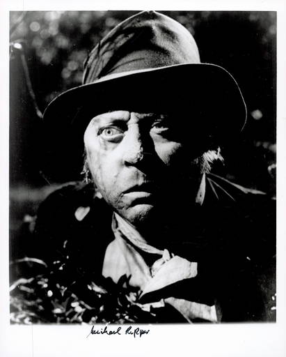 Michael Ripper signed 10x8 black and white vintage Hammer house photo ...