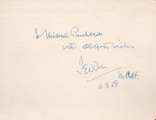 Marshal of the Royal Air Force Arthur William Tedder, 1st Baron Tedder ...