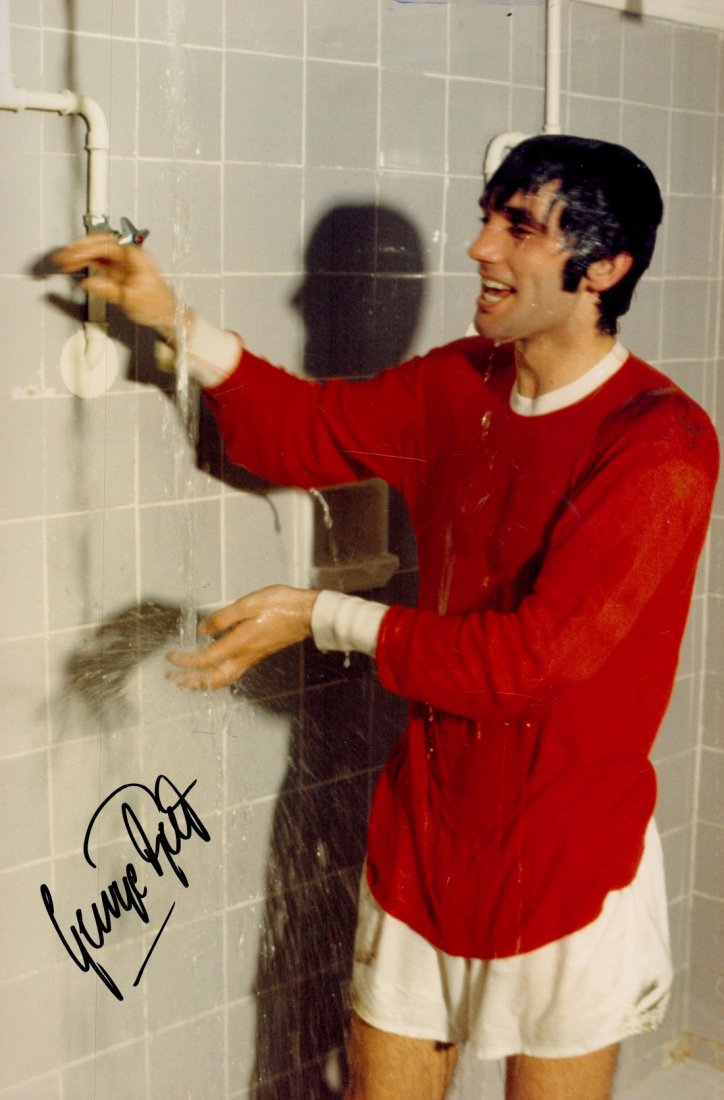 George Best (1946-2005) Signed 8x12 Manchester United Photo (#0203) on ...
