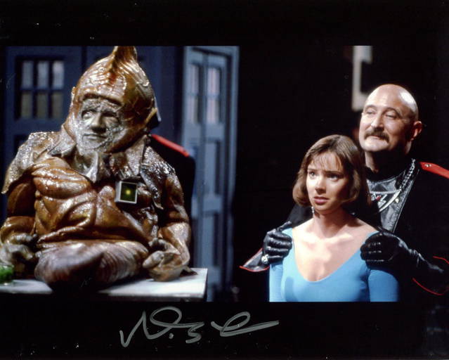 Doctor Who 8x10 inch photo scene signed by actor Nabil Shaban who ...