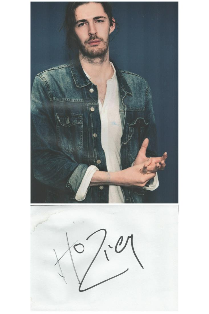 Singer, Hozier signature piece featuring a 10 x8 colour photograph and ...