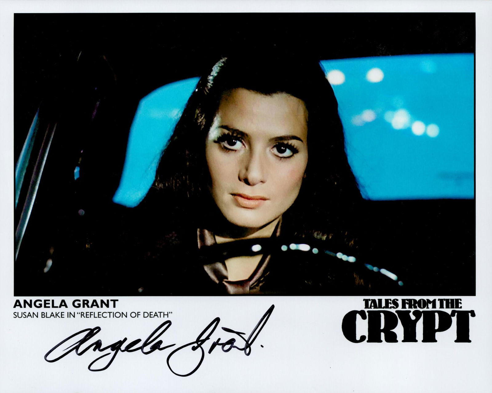 Actress Angela Grant Signed 10x8 Colour Tales From The Crypt Photo ...
