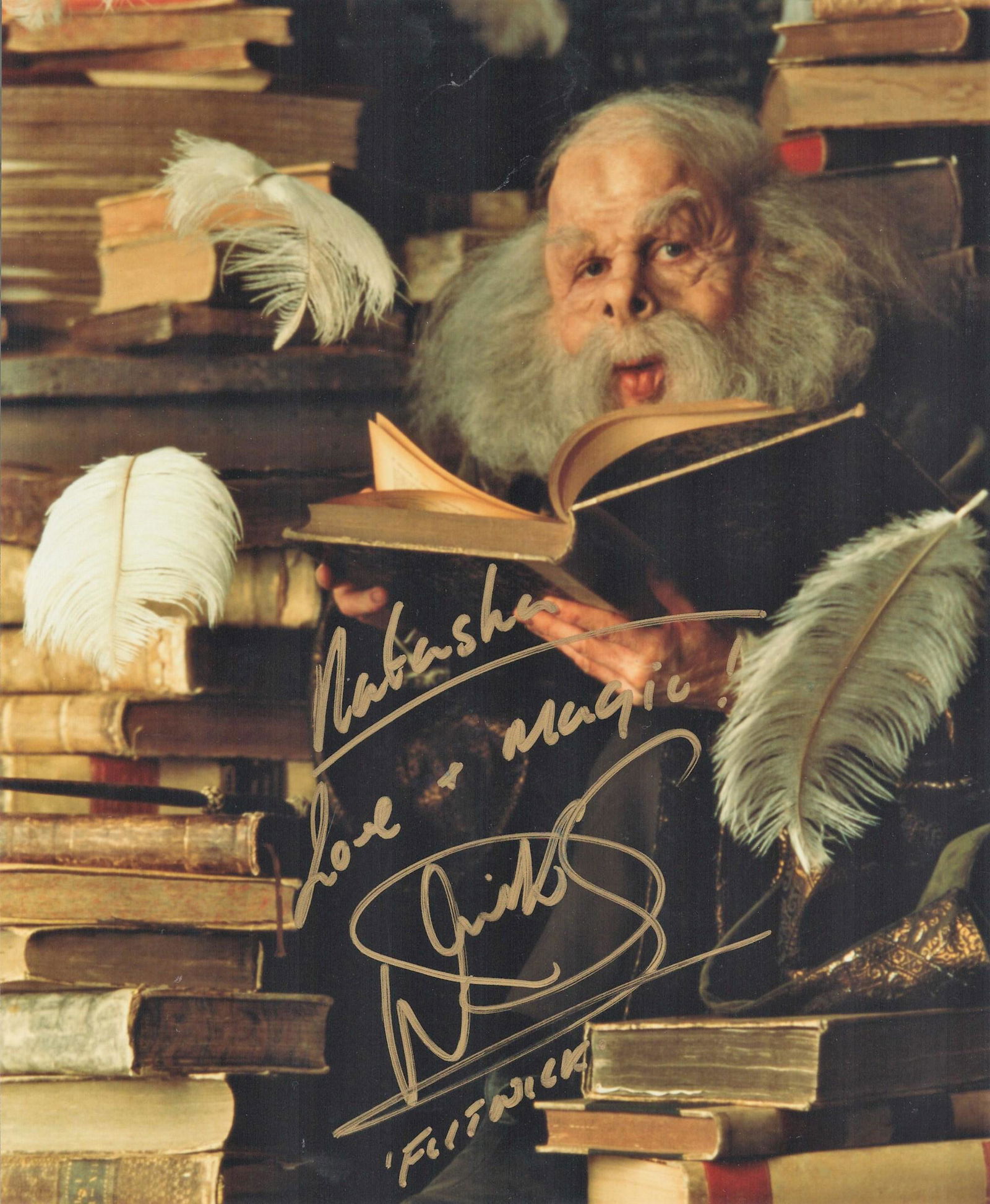 Harry Potter Actor, Warwick Davis signed 10x8 colour photograph ...