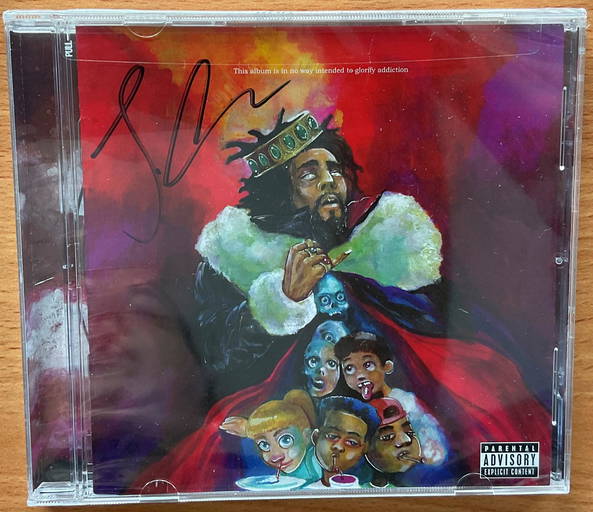 J Cole signed CD insert of KOD. American rapper, singer, songwriter ...