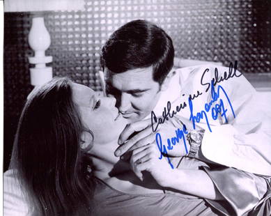 007 James Bond Ohmss 8x10 Photo Signed By Both Catherine Schell And ...