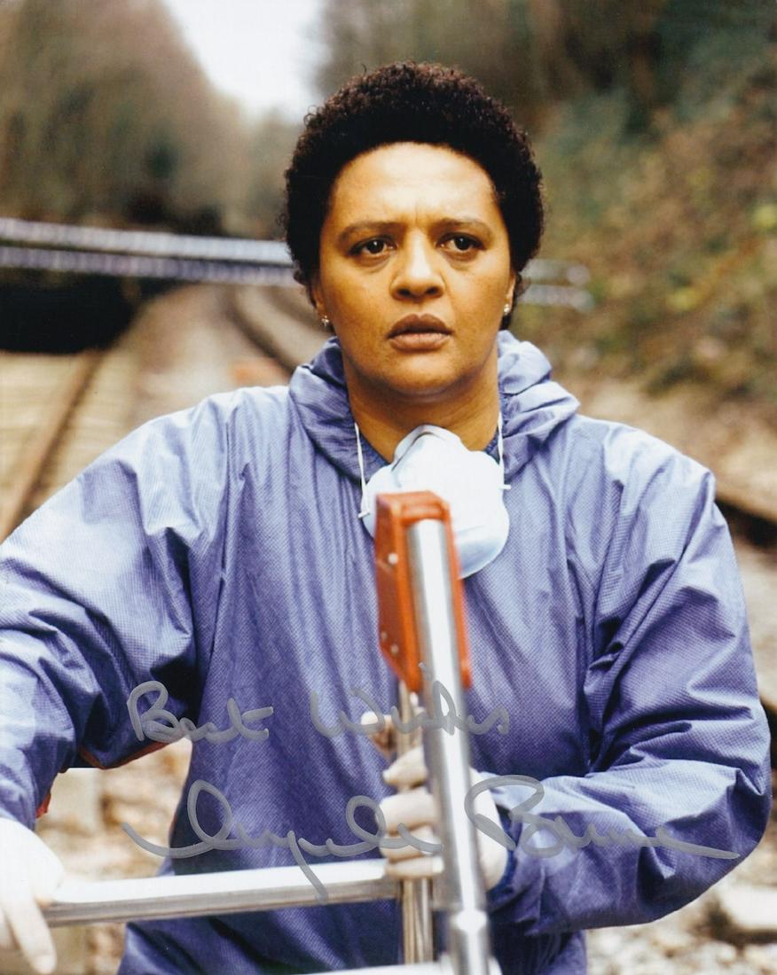 Angela Bruce, Dr Who Actress, 10x8 inch Signed Photo. Good condition ...