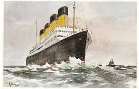 Survivor Eva Hart Signed Photo Of Titanic