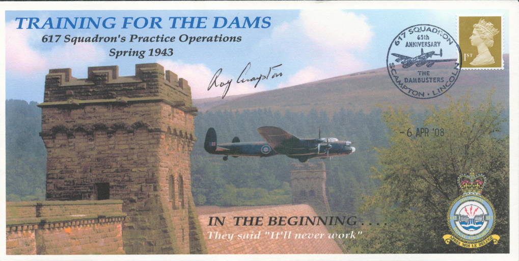 RAF F/O Ray Grayston Signed Training for The Dams First Day Cover. 10 ...