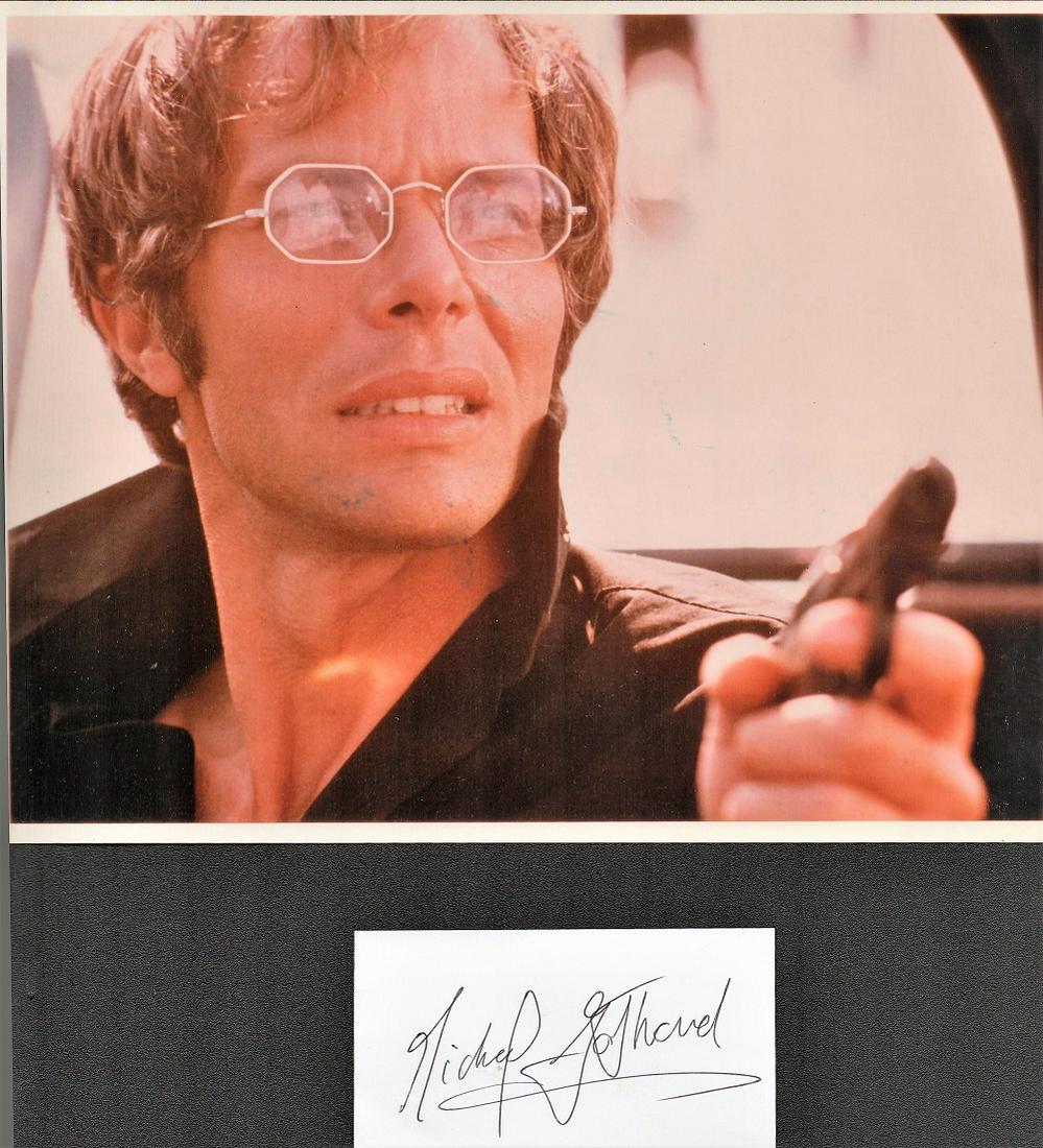 Actor, Michael Gothard Signature Piece Featuring Signed Card And A 10x8 ...