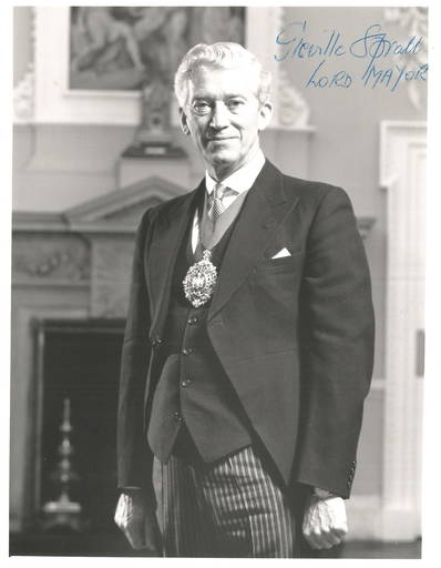 Sir Greville Spratt Gbe Td Dl Dlitt, Lord Mayor Of London1987 88 ...