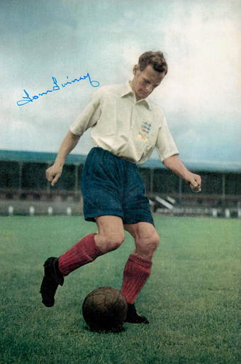 Tom Finney Signed 12x8 Colour Photo. Sir Thomas Finney Cbe (5 April ...