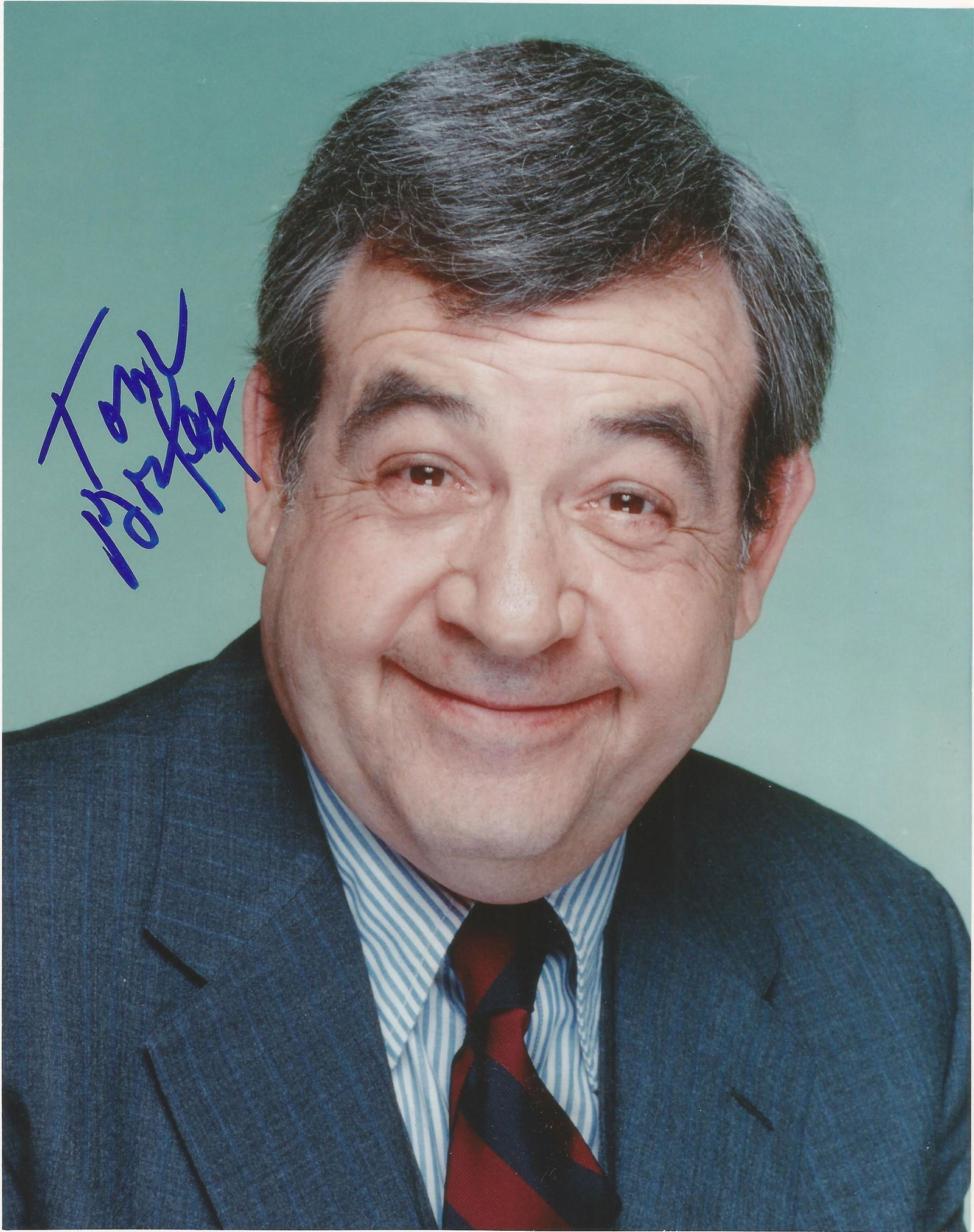 Actor Tom Bosley signed 10x8 colour photo. Thomas Edward Bosley was an ...