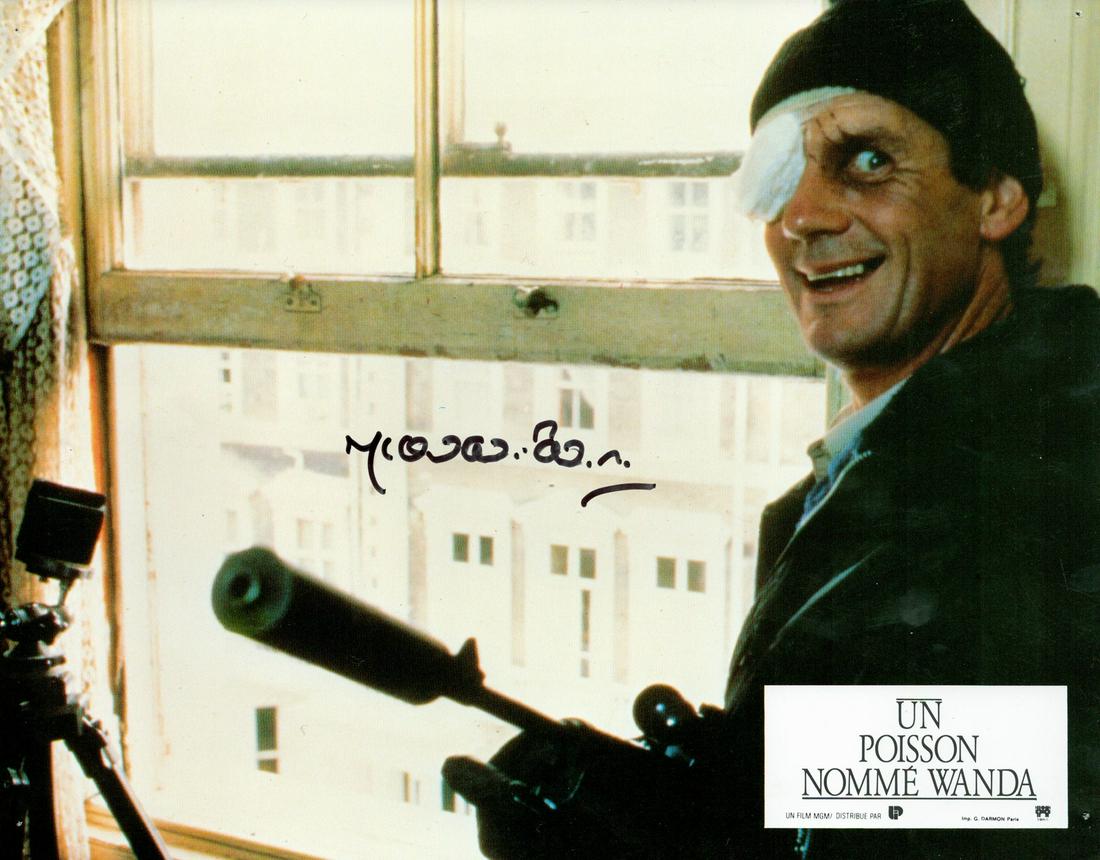 A Fish Called Wanda, a French approx. 10x8 film photo. Signed by Monty ...