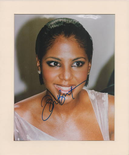 Toni Braxton Signed 10x8 Overall Mounted Colour Photo. Toni Michele ...
