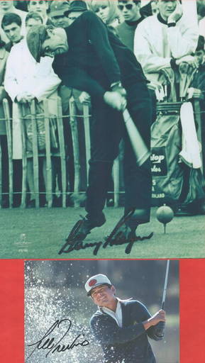 Golf Collection 5 fantastic, signed photos signatures from legendary ...