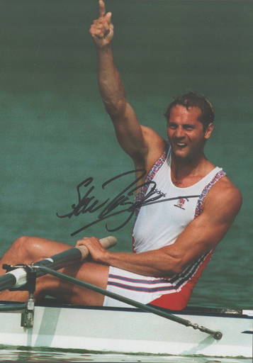 Olympics Steve Redgrave Signed 12x8 Colour Photo Of The Gb Rowing ...