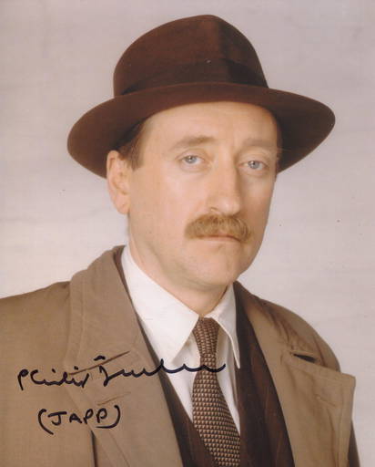 Poirot 8x10 Photo Signed By Actor Philip Jackson (inspector Japp). Good ...