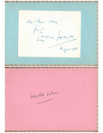 Multi Signed 6x4 Autograph Album by 5 Fantastic Names Such as Harold ...