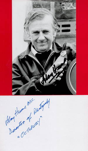 Alan Hume signature piece includes signed 6x4 black and white photo and ...