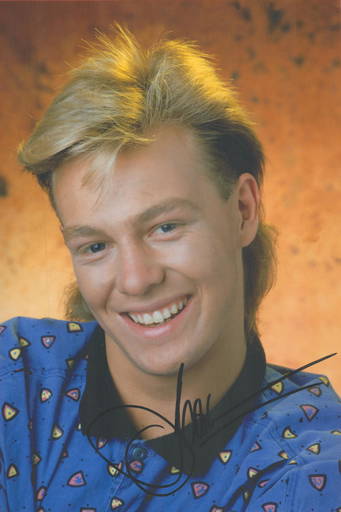Singer, Jason Donovan signed 12x8 colour photograph. Donovan (born 1 ...
