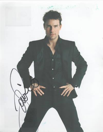 Tom Cruise Signed 10x8 Colour Photo. Thomas Cruise Mapother Iv (born ...