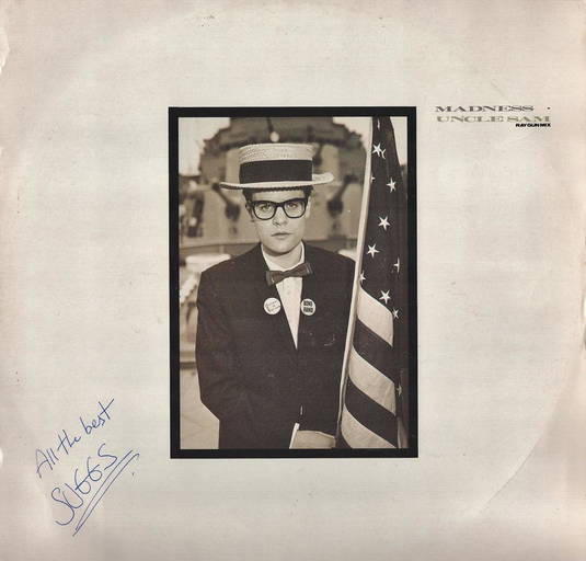 Madness, Uncle Sam (1985), A 12 Inch Single Signed By Singer/songwriter ...