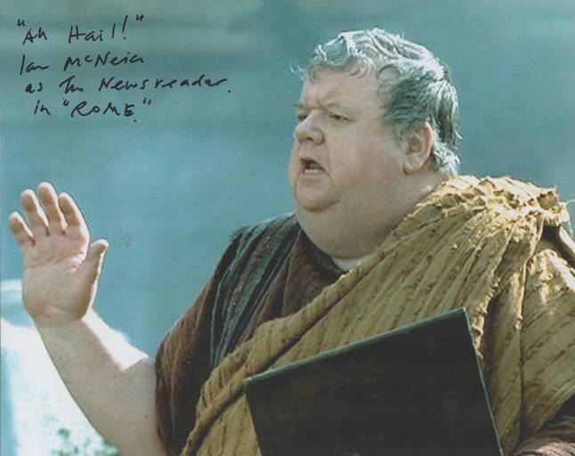 Ian Mcneice Signed 10x8 Colour Photo. Pictured In His Role As The ...