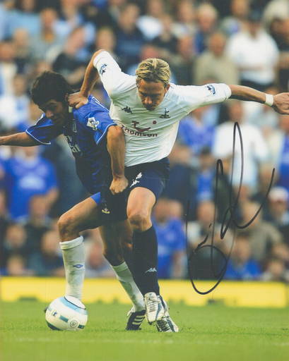 Football Reto Ziegler Signed 10x8 Inch Colour Thfc Photo. Signed In ...