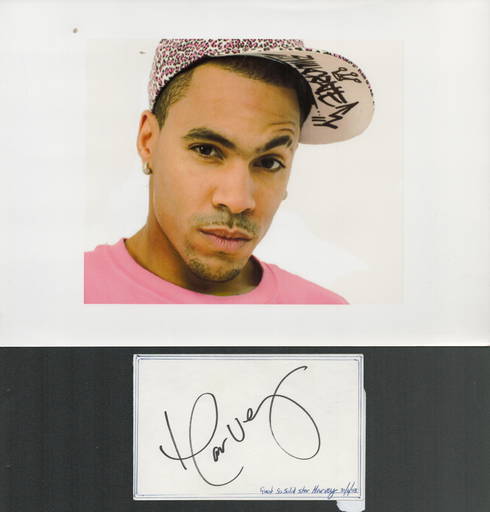 Harvey Signature Piece Featuring A Colour Photograph And A Signed White ...