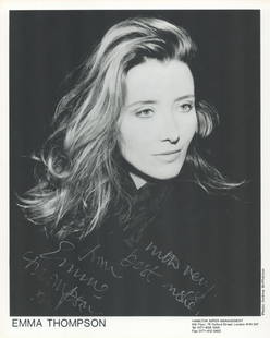 Emma Thompson 8 X 10 Photo W/ Certificate