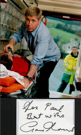 Gary Mavers signature piece featuring a signed white card in black ...