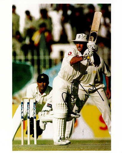 Cricket Graham Thorpe Signed 12x8 Colour Photo Pictured In Test Match ...