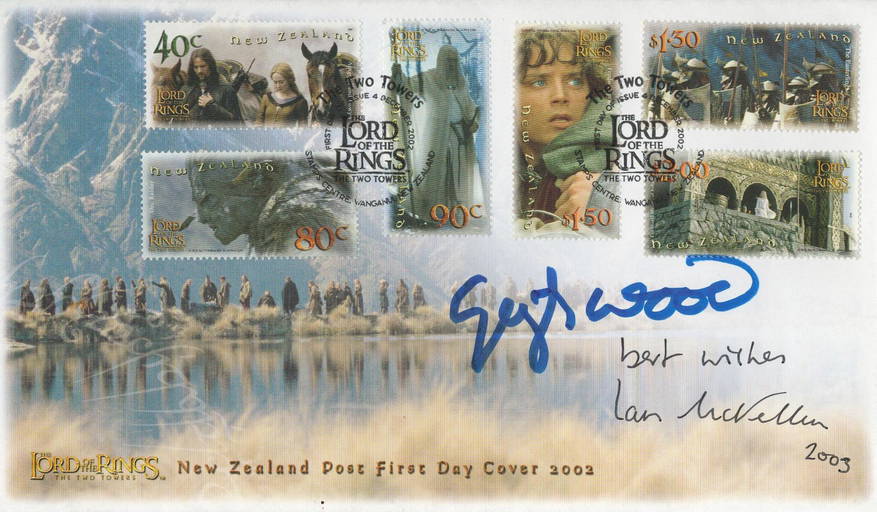 Ian Mckellen And Elijah Wood, A Signed Lord Of The Rings: The Two ...