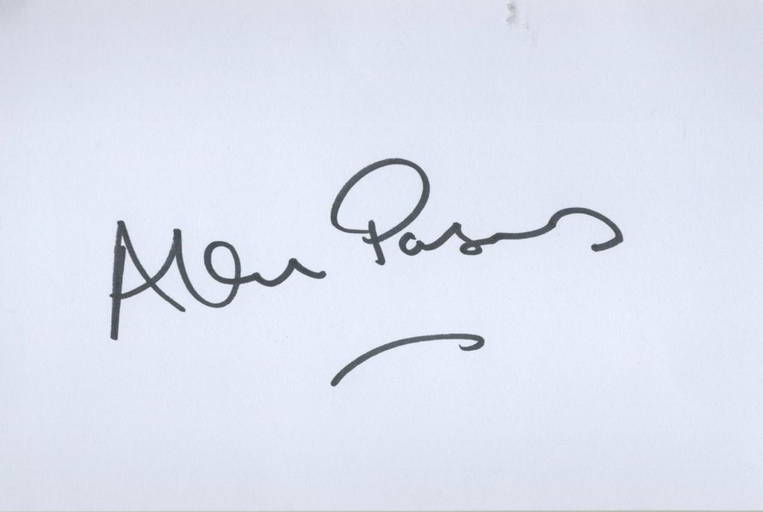 Musician, Alan Parsons Signed 6x4 White Card. Good Condition. All ...