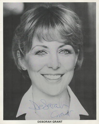 English Actress Deborah Grant Signed 10x8 Inch Black And White Photo ...