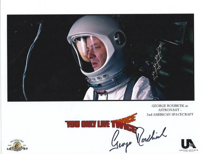 George Roubicek Signed 10x8 Colour You Only Twice Promo Photo Pictured ...