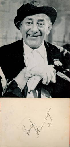 Bud Flanagan (1896-1968) Music Hall Entertainer Signed Album Page With ...
