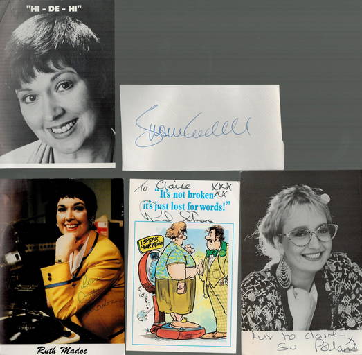 Hi De Hi! Small Collection Of Signed Album Pages. Signatures From Simon ...