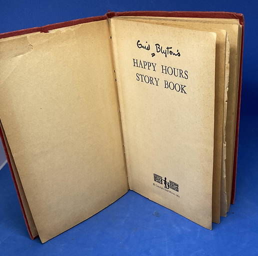 Enid Blyton's Happy Hours Story Book Dated 1964 185 Pages Hardback Book ...
