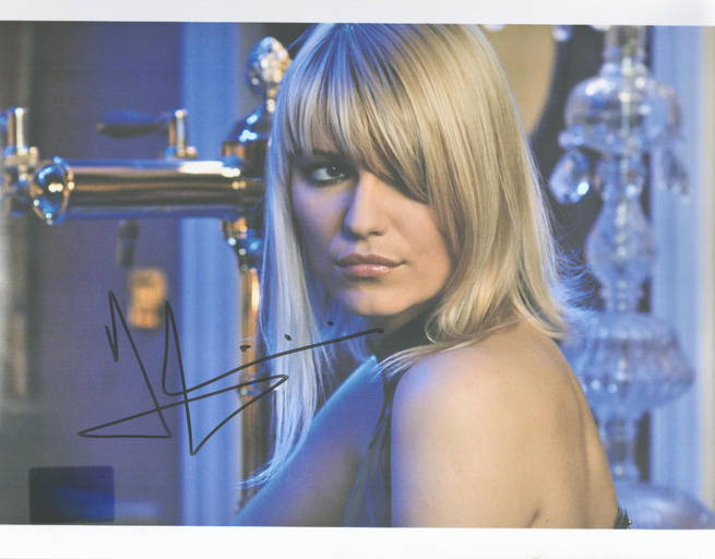 Bond Girl, Ivana Milicevic signed 10x8 colour photograph. Ivana played ...