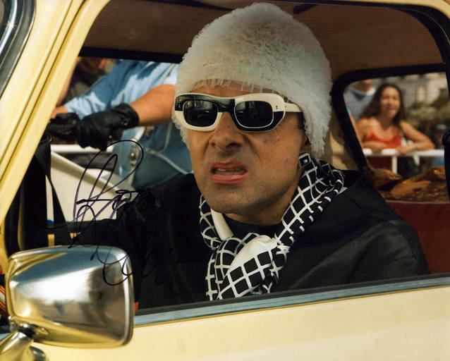 Rowan Atkinson signed 10x8 colour photo. Rowan Sebastian Atkinson CBE ...