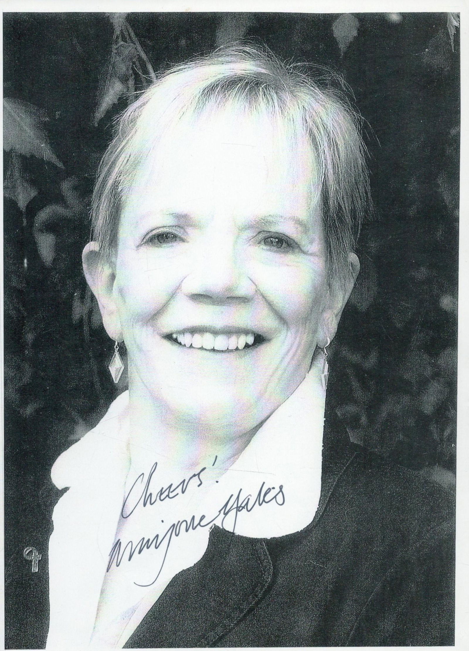 Marjorie Yates Signed 8x6inch Black And White Photo. Good Condition ...