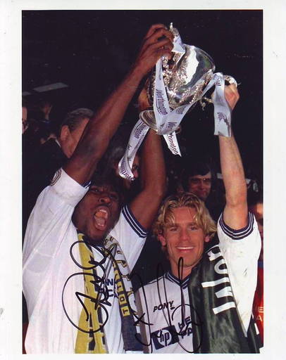 Sol Campbell And Allan Nielson Autographed High Qu