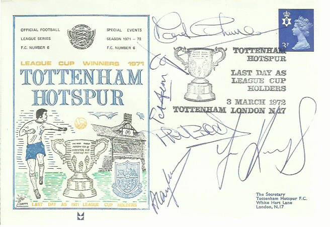 Martin Chivers, Pat Jennings, Phil Beal, Allan Mullery,