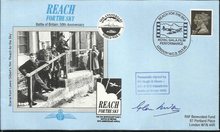 F/O Hugh Niven 601 & 602 Sqn BOB fighter pilot signed - Feb 07, 2014 ...