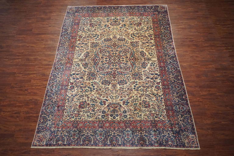 Antique 10X14 Persian Lavar Kerman Rug, 250 KPSI - Oct 04, 2020 ...