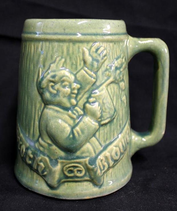 26: RARE McCoy Pottery Froth Blowers Assoc. Mug