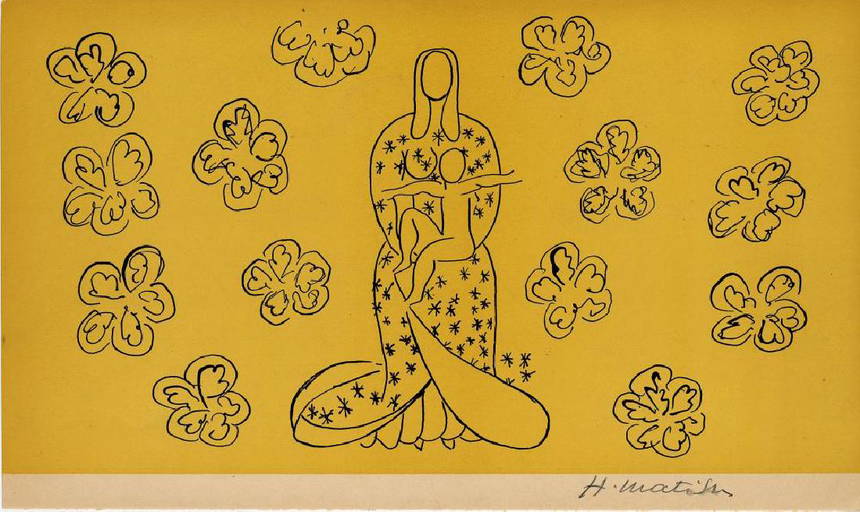 Matisse (henri) Madonna And Child With Stars, Colour