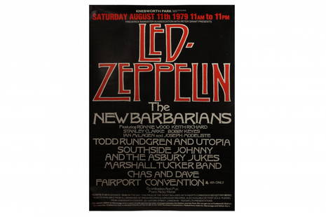 Led Zeppelin Rare Poster
